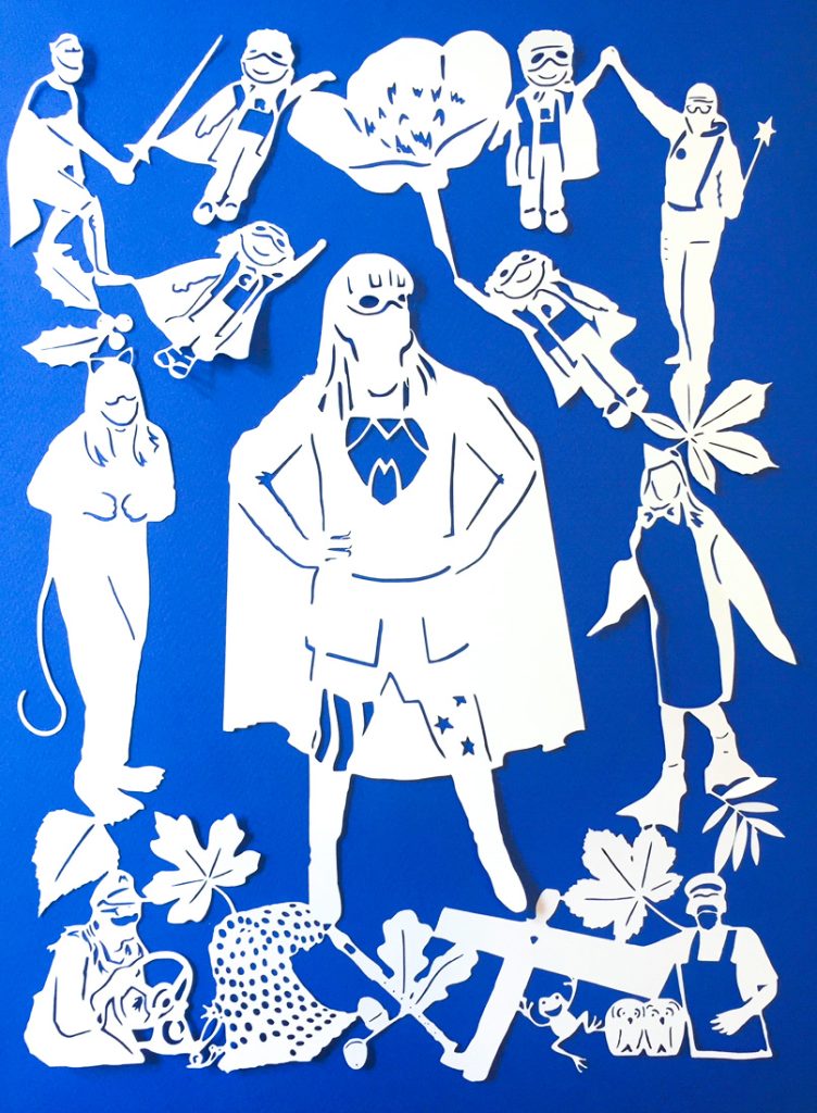 Bespoke Papercut Illustration - Paper Artist