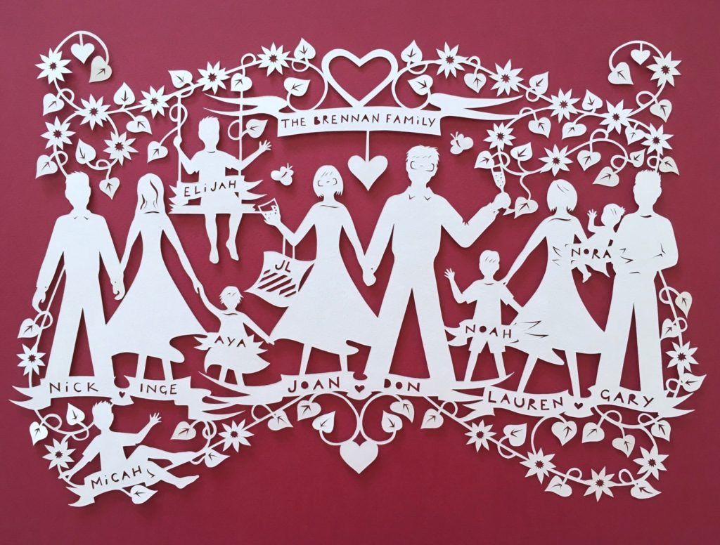 Bespoke Papercut Illustration - Paper Artist